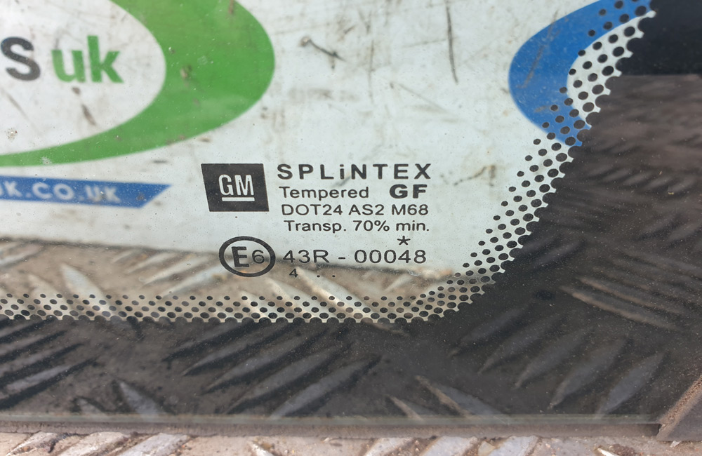 Vauxhall Corsa C quarter window glass drivers rear | Used Car Parts UK