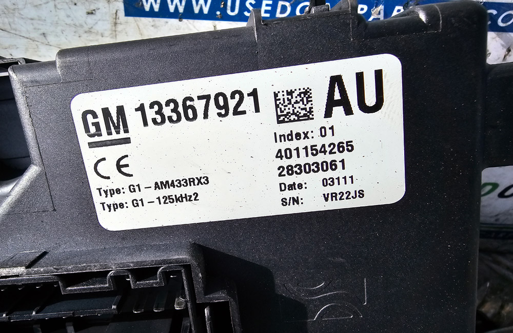 Vauxhall Corsa D A13DTC ECU Kit 55580830 | Used Car Parts UK