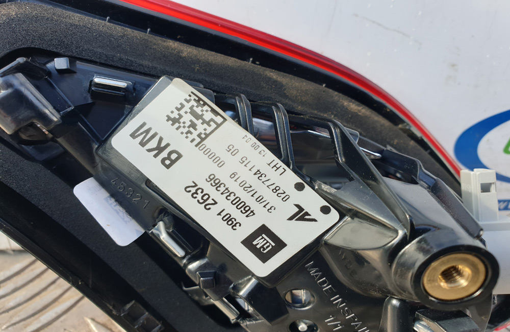 Vauxhall Corsa E drivers inner tail brake light | Used Car Parts UK