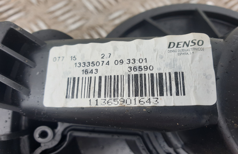 Vauxhall Corsa E Heater Blower Motor 13335074 | Used Car Parts UK