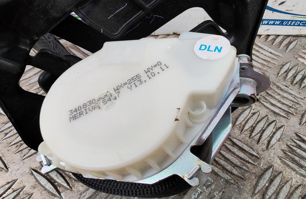 Vauxhall Meriva B Rear Roof Seat Belt | Used Car Parts UK