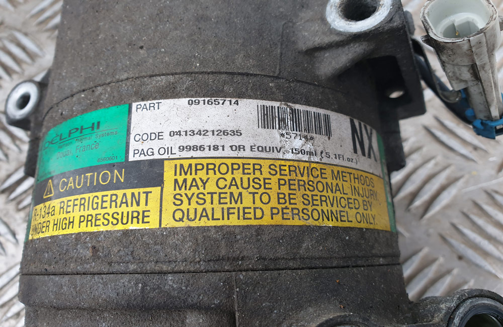 Vauxhall Meriva A air con pump 9986181 | Used Car Parts UK