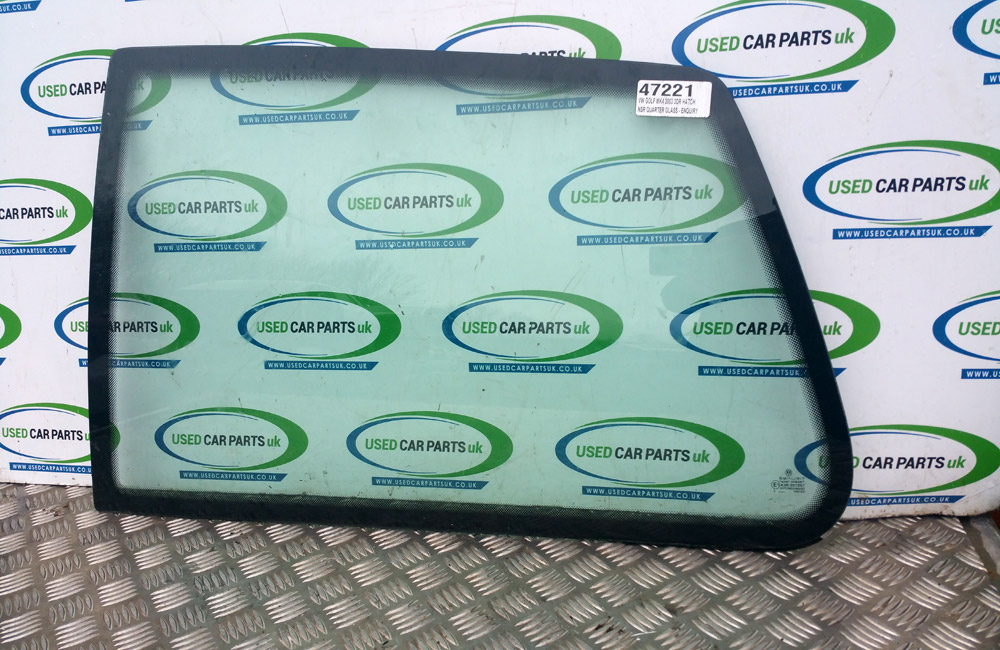 VW Golf MK4 quarter window glass rear left | Used Car Parts UK